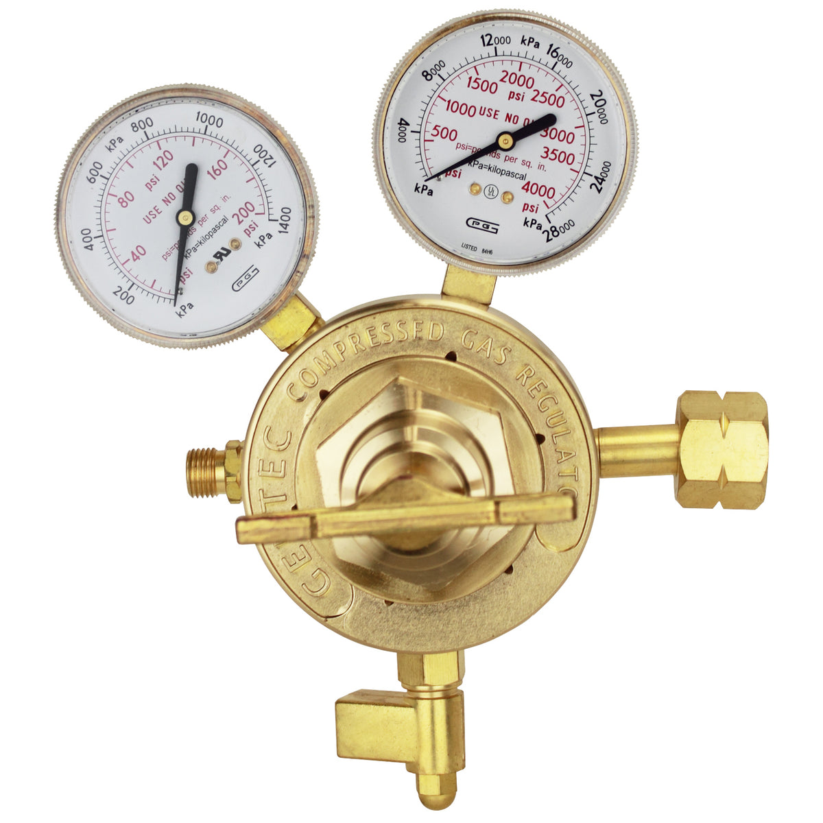 GENTEC 153H-125 Single Stage Regulator – GTC Direct Inc