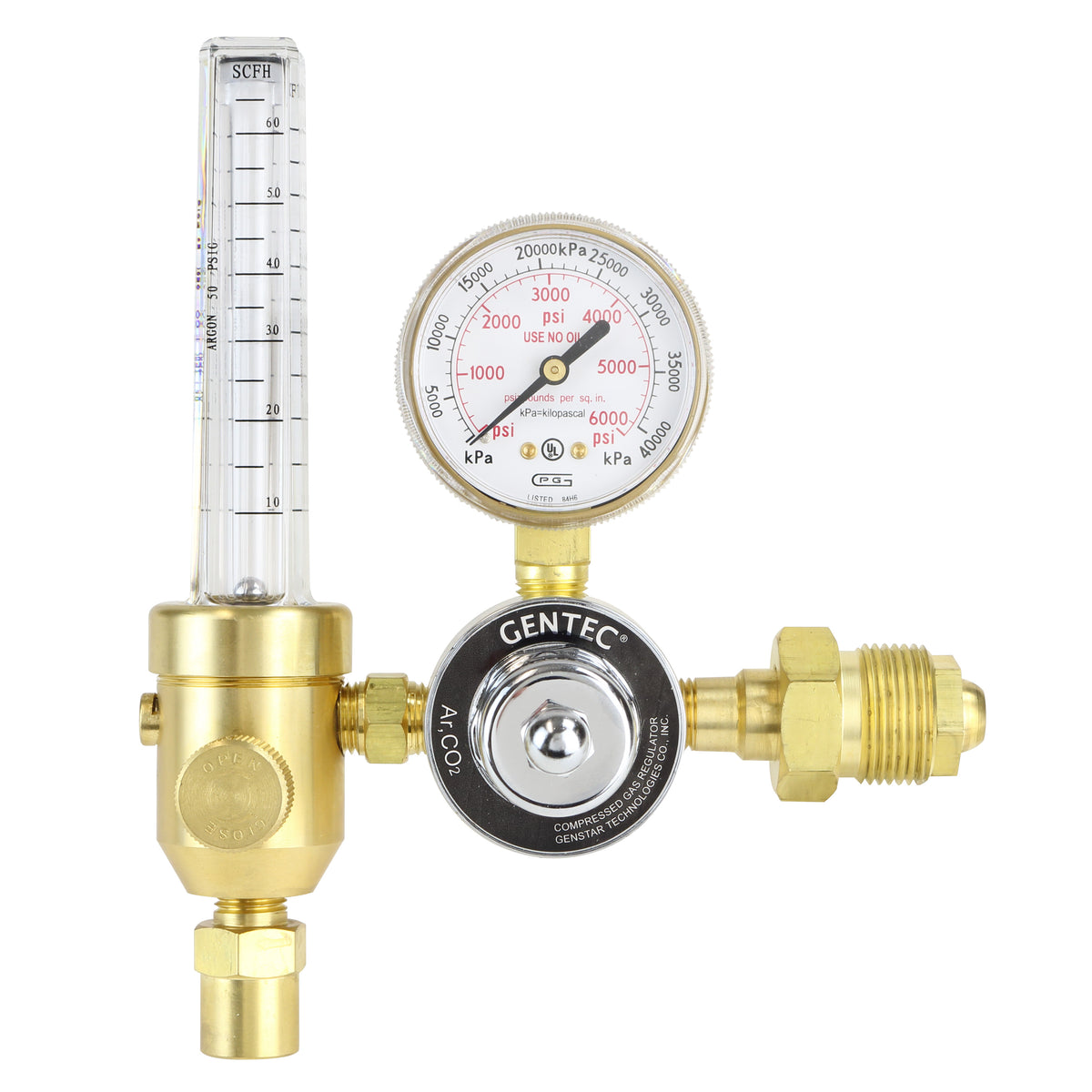 GENTEC 195AR-60-680 Heavy Duty Flowmeter Regulator – GTC Direct Inc