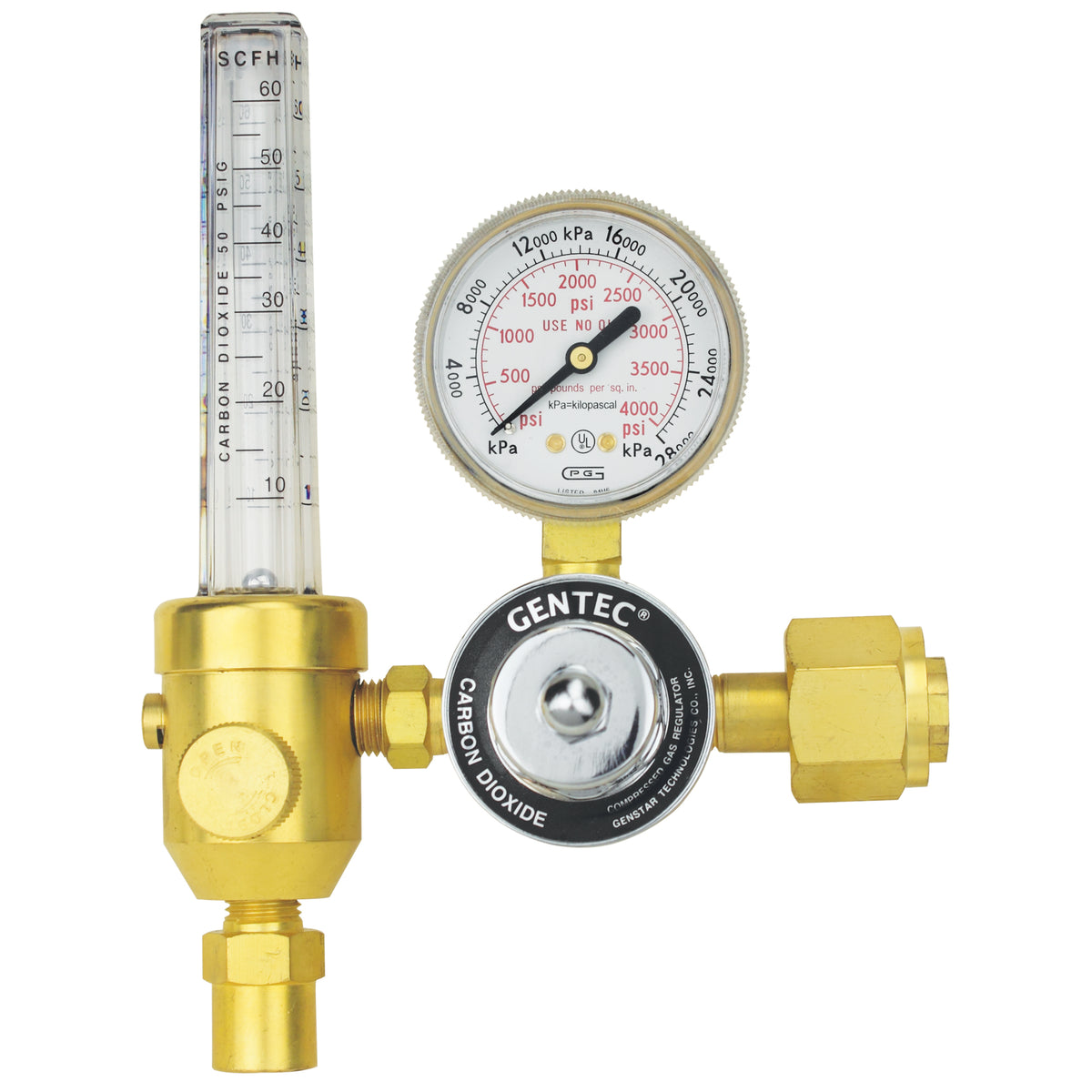 GENTEC 195CD-60 Heavy Duty Flowmeter Regulator – GTC Direct Inc